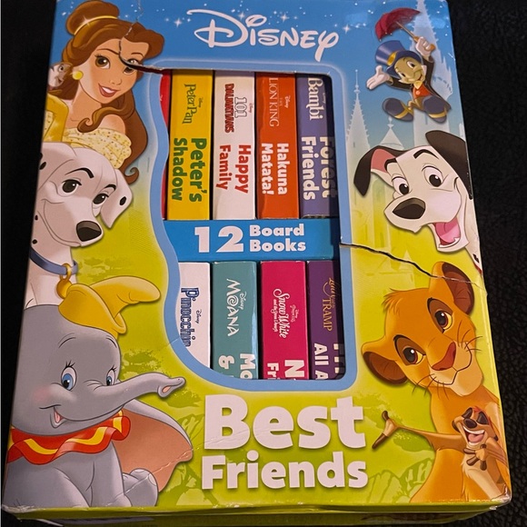 Disney | Accessories | Disney Best Friends 2 Board Books Moana Peter ...